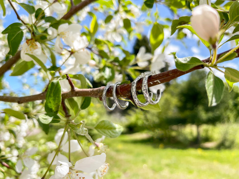 Handcrafted Sterling Silver and Copper Nature Jewelry made in Michigan