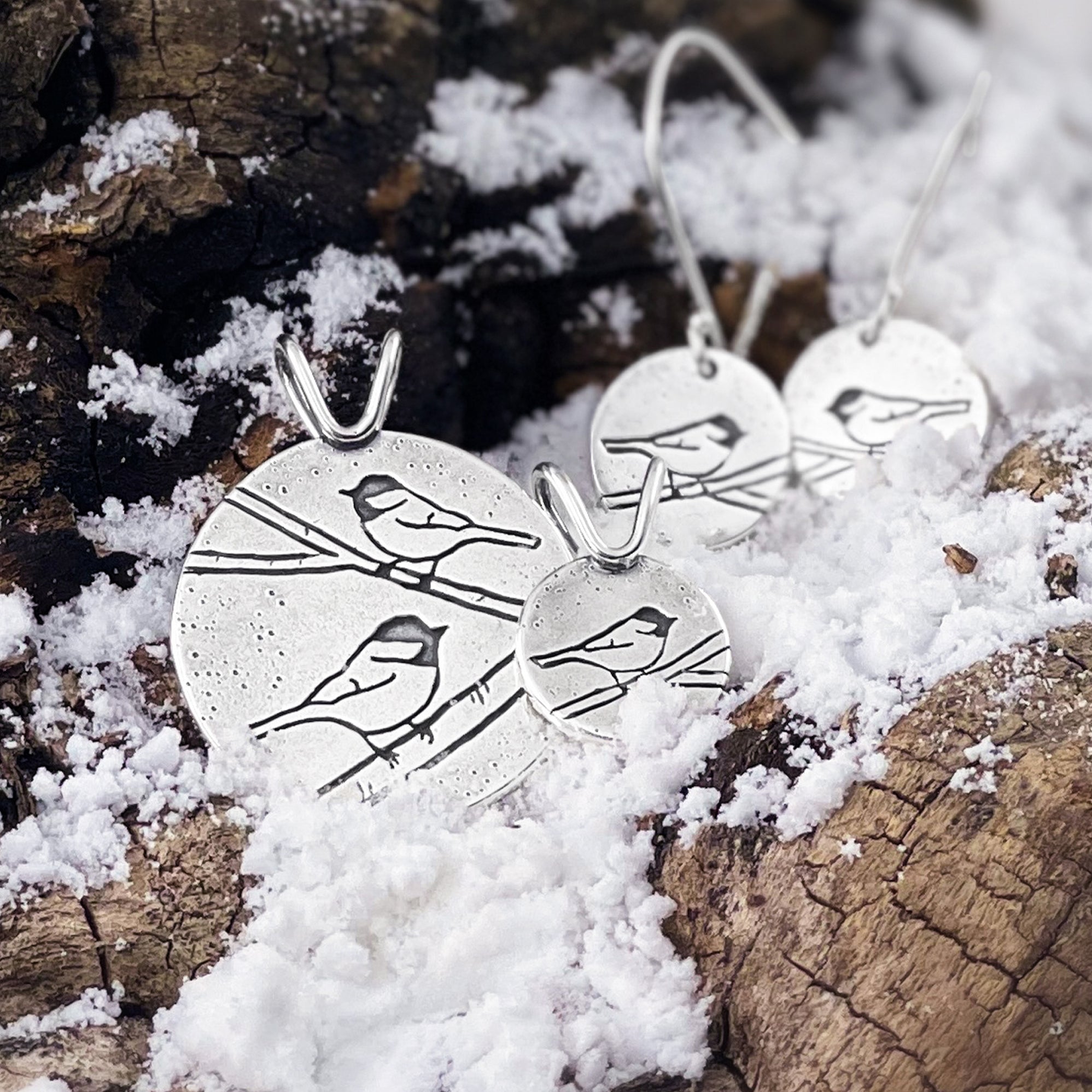 Handcrafted Sterling Silver and Copper Nature Jewelry made in Michigan